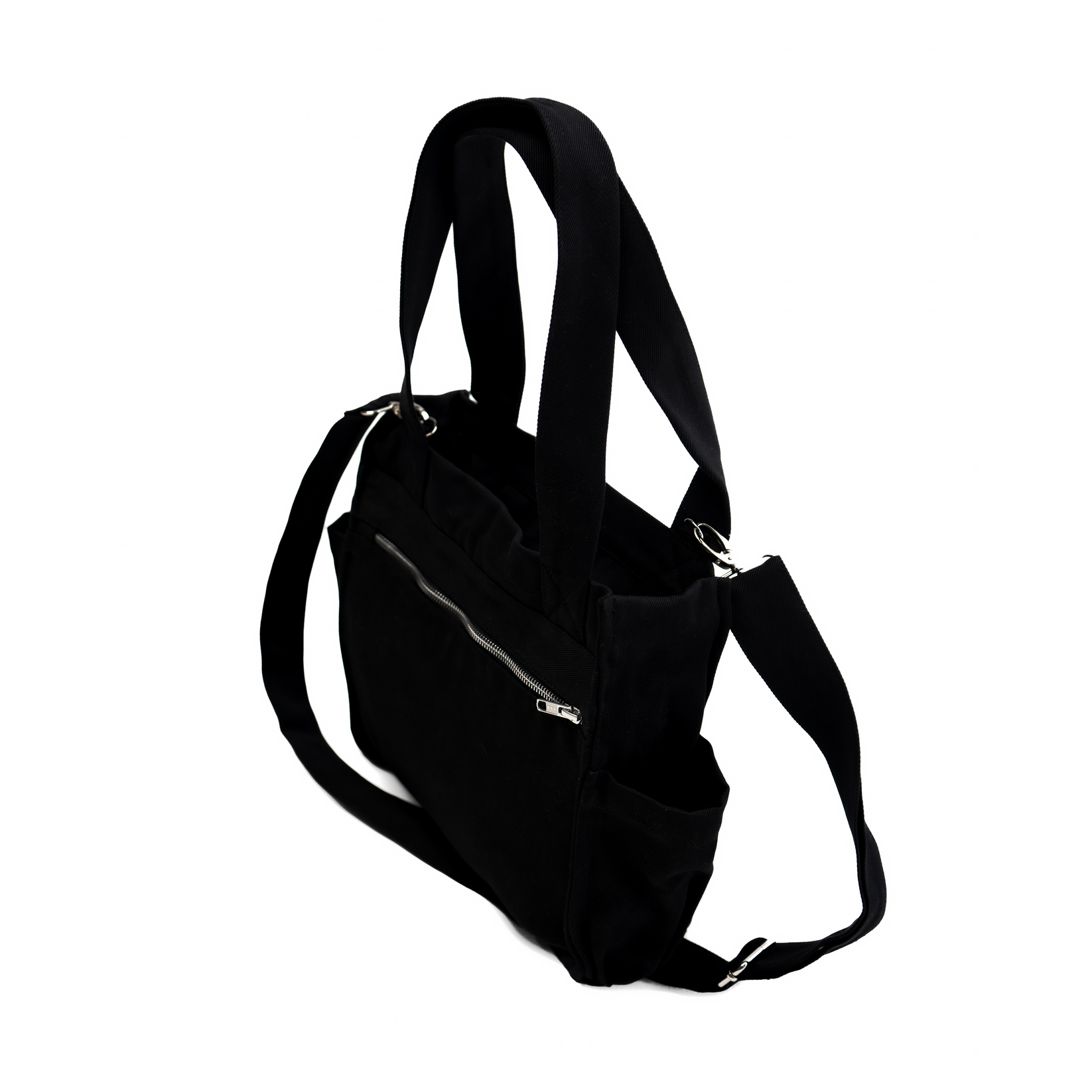 BLACK UNI BAG - Torba na Ramię z Przegródkami i Kieszeniami – WHOSE